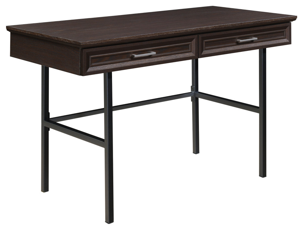Jefferson Writing Desk With Lockdowel Fastening System, Espresso Finish ...