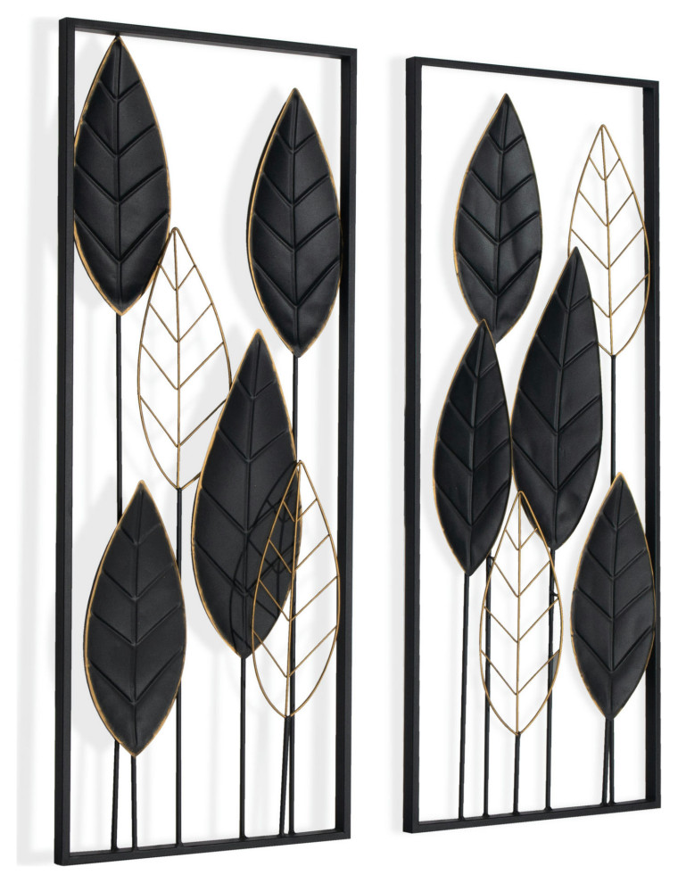 Savion Metal Wall Decor S2 - Contemporary - Metal Wall Art - by Kolibri ...