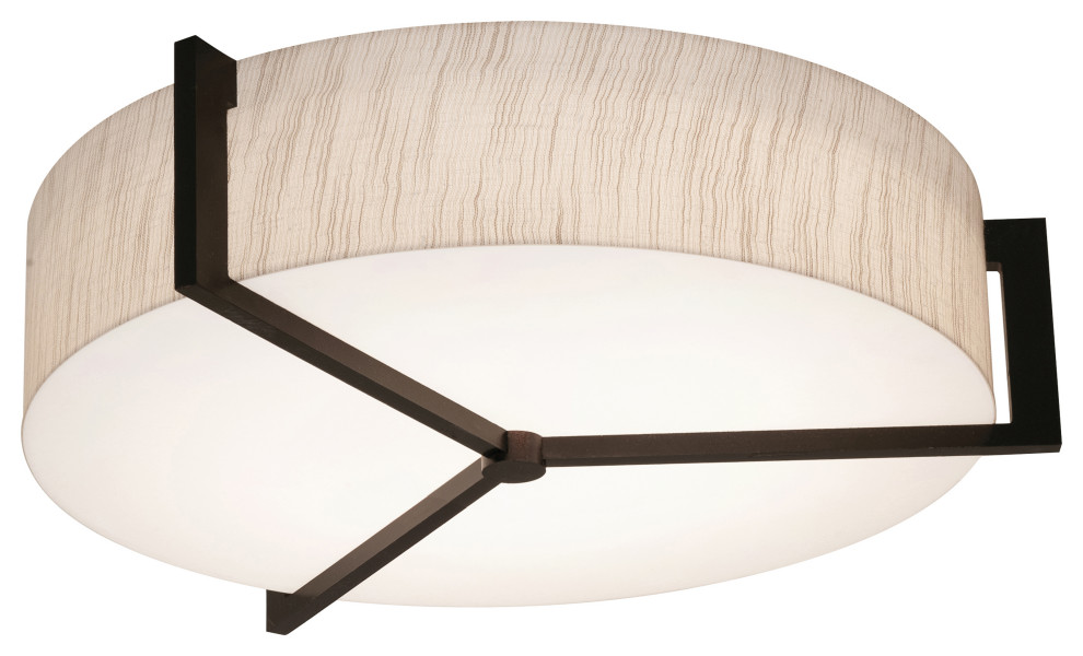 Apex 15'' Flush Mount, Espresso - Transitional - Flush-mount Ceiling Lighting - by AFX, Inc. | Houzz