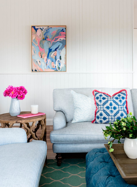 A Hamptons-Style Living Room Bursting With Charm | Houzz AU