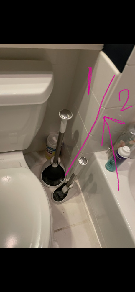 How to tile a corner where 2 types of tile meet | Houzz Forum