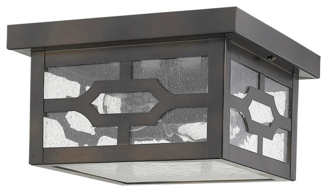 Calvert 2-Light Oil-Rubbed Bronze Flushmount - Transitional - Flush ...