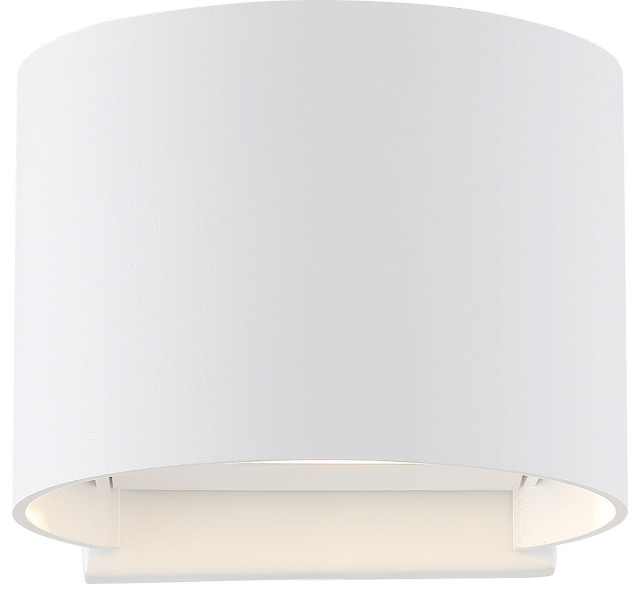Lightgate - LED Sconce - White Finish - Modern - Outdoor Wall Lights ...