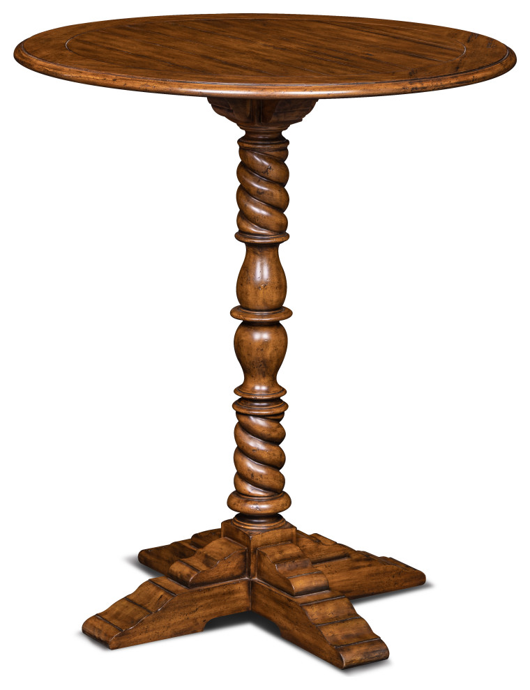 Painter's Pedestal Table - Traditional - Side Tables And End Tables ...