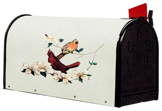 Bacova Fiberglass Wrapped Mailbox, Cardinaldogwood - Contemporary ...
