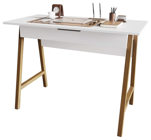 42 Inch Computer Desk with Drawer - Transitional - Desks And Hutches ...