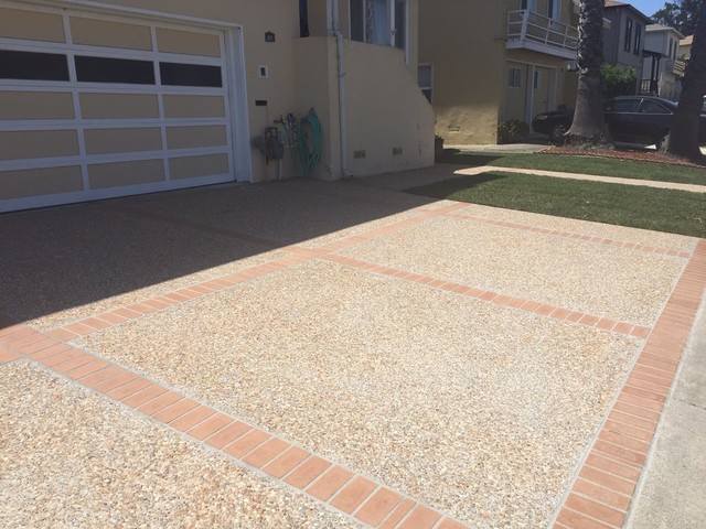 Exposed Aggregate Driveway - Salmon Bay Pebbles - San Francisco - by ...
