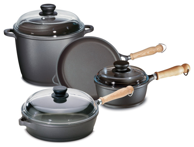 Berndes Tradition 7pc Cast Aluminum Cookware Set - Contemporary ...