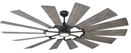 72 Inch Prairie Grand Ceiling Fan - Farmhouse - Ceiling Fans - by LAMPS ...