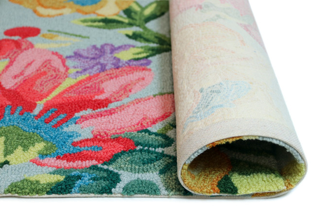 LaPlaya Nautilus Homefires Accent Rug with Starfish Ocean Themed Rug 22 ...