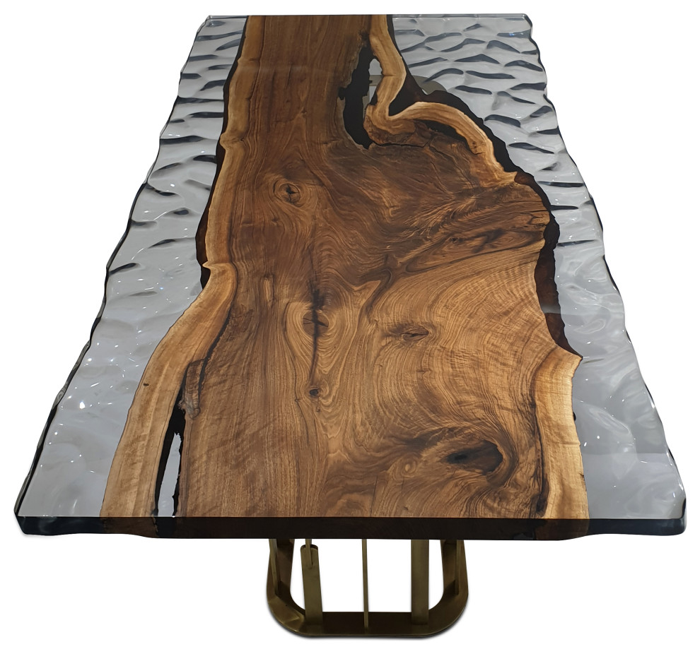 Arion Wavy Dining Table, 4-6 Seater - Contemporary - Dining Tables - by ...