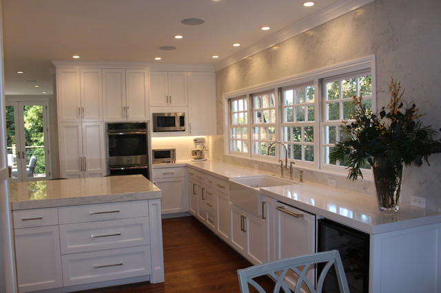 White Iceland Kitchen - Traditional - Kitchen - san francisco - by Roth ...