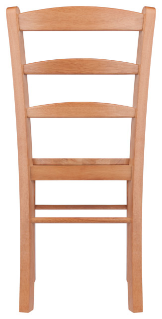 Benjamin Ladder-back Chairs, 2-Pc Set, Light Oak - Transitional ...