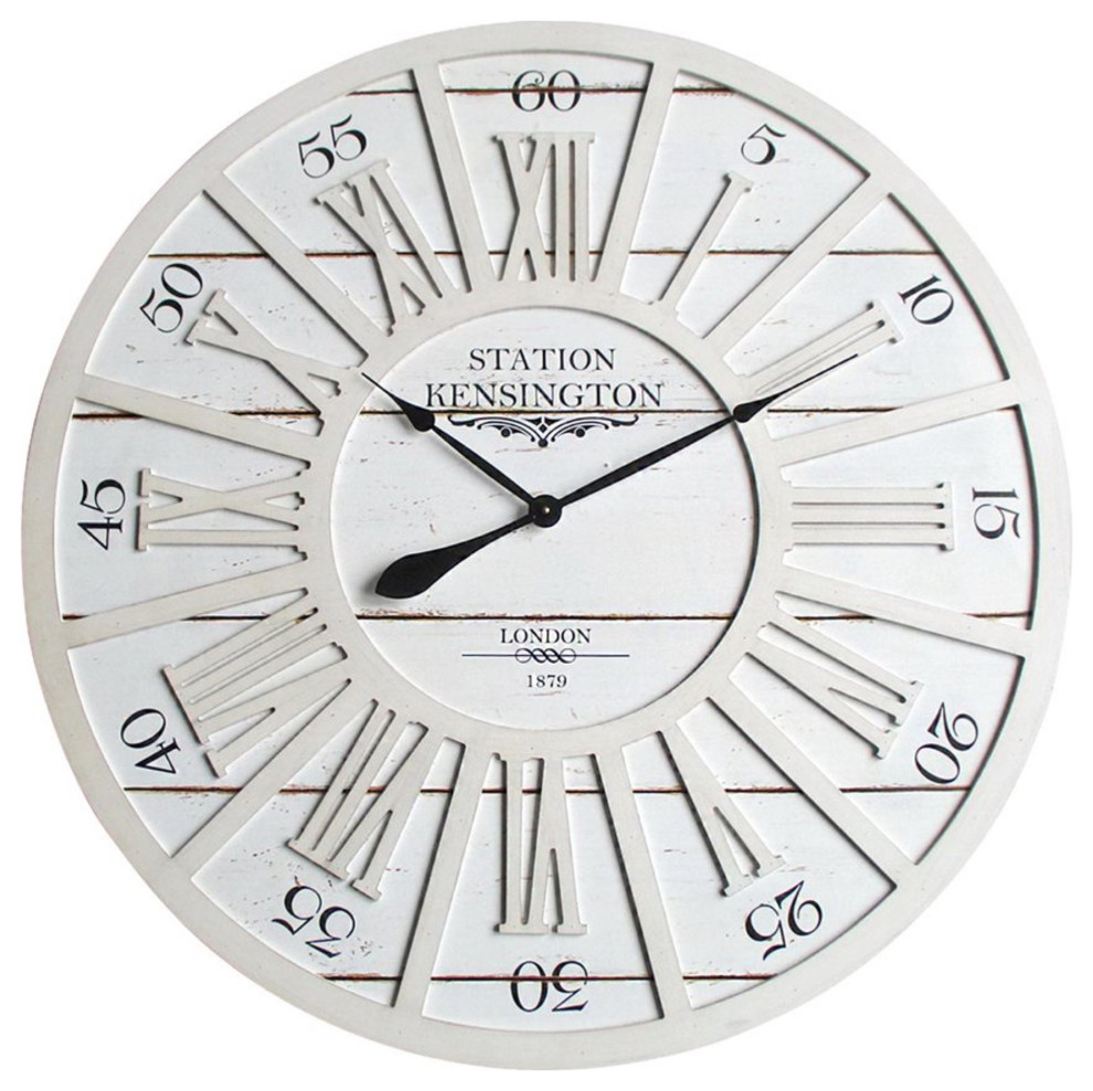 Kensington Station II Wall Clock - Farmhouse - Wall Clocks - by ...