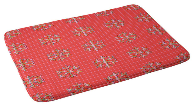 Ingrid Padilla Flakes A Flutter Memory Foam Bath Mat, 17"x24 ...