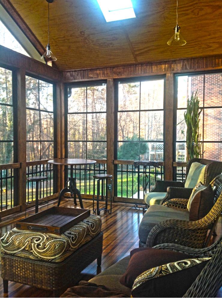 Sunroom and deck addition interior - Craftsman - Sunroom - Other - by ...