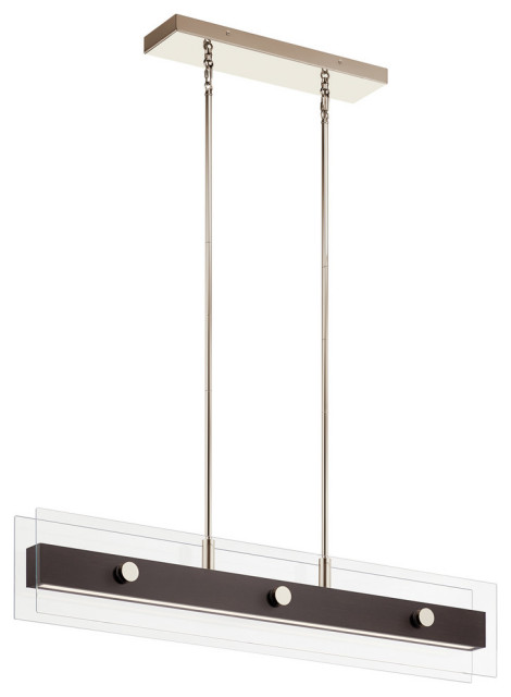 Linear Chandelier LED - Contemporary - Chandeliers - by Buildcom | Houzz