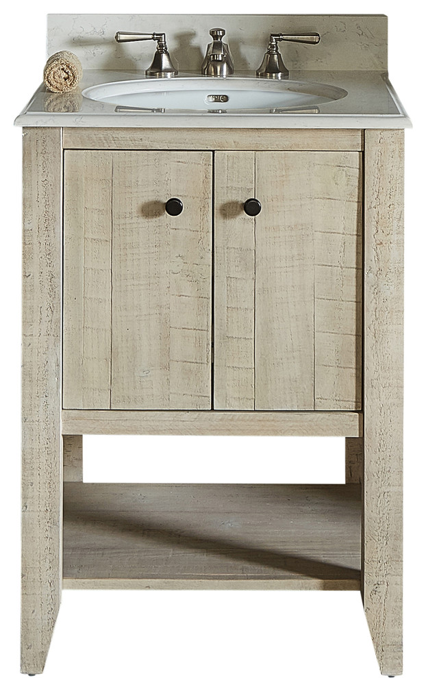 Fairmont Designs River View 24" Single Vanity Toasted Almond Base ...
