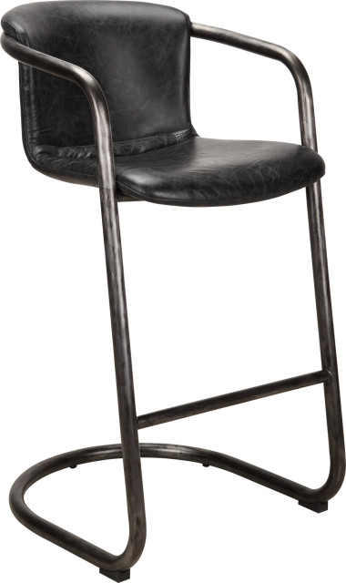 Freeman Bar Stool Antique (Set of 2) - Industrial - Bar Stools And ...