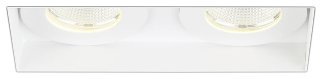 White Two Light Downlight from the Amigo Collection, 4.125 ...
