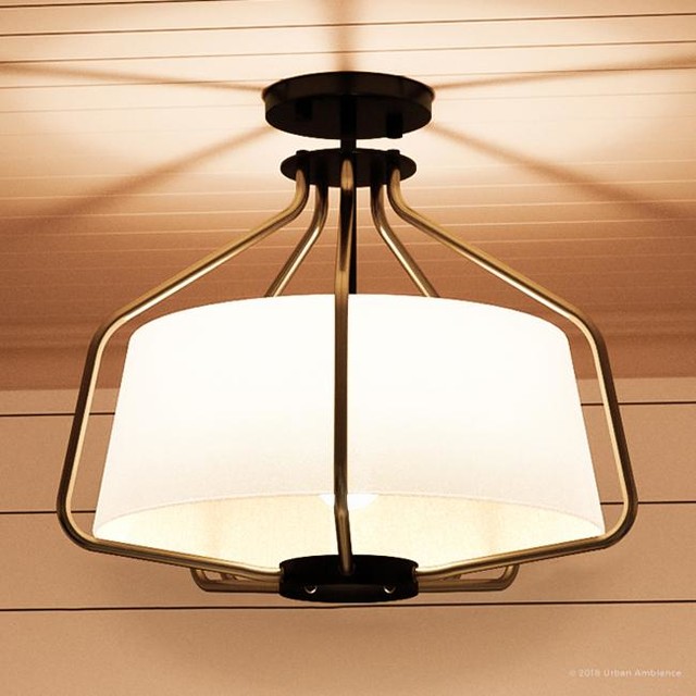 Luxury Mid-Century Modern Ceiling Fixture, Palma Series - Transitional ...