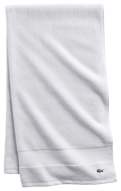 Lacoste Heritage Supima Cotton Solid Towel Collection, 54 x 30 - Modern ...
