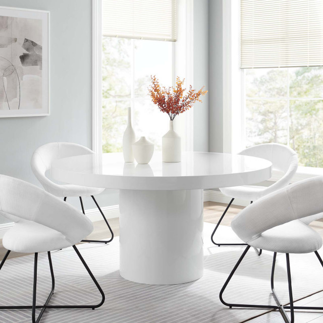 Gratify 60" Round Dining Table - Contemporary - Dining Tables - by ...
