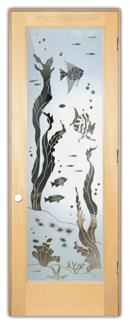 Interior Prehung Door or Interior Slab Door - Aquarium Fish - Primed ...