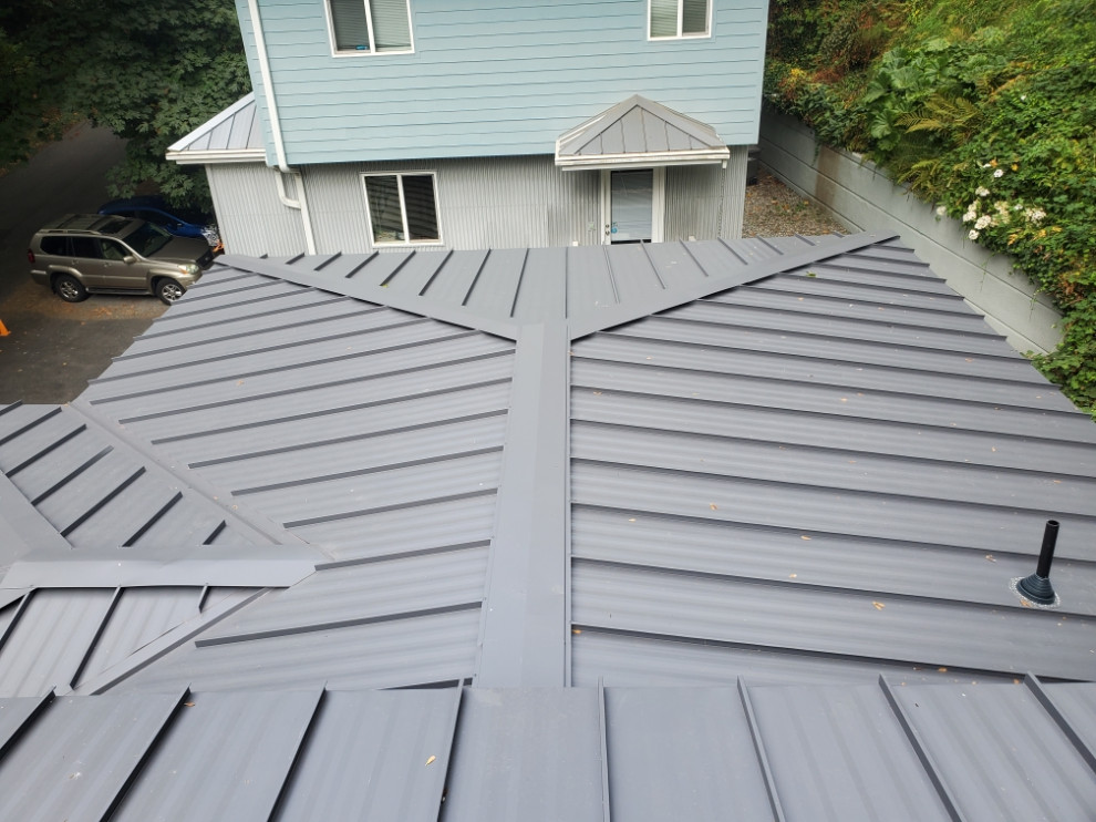 WEST SEATTLE ROOF REFRAME - Modern - Exterior - Seattle - by DCS Built ...