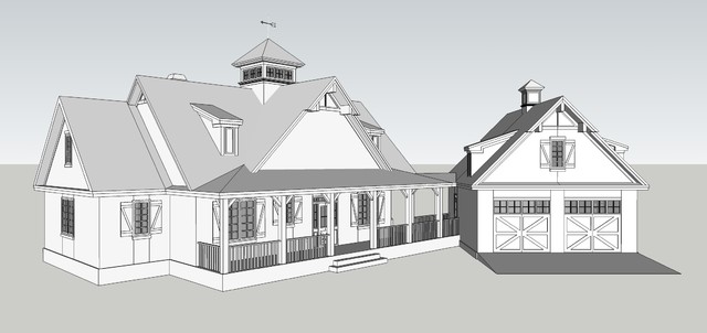 SketchUp model of a farmhouse - Campagne - Autres périmètres - par ...