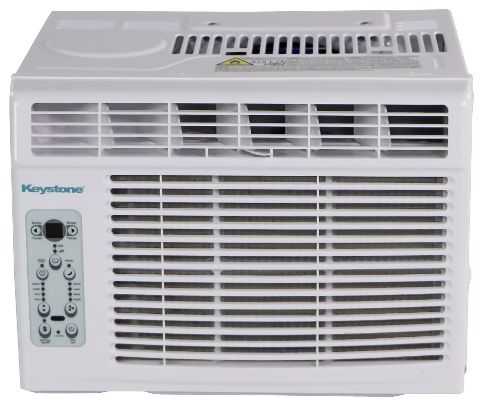 5,000 BTU Window-Mounted Air Conditioner With "Follow Me" LCD Remote ...