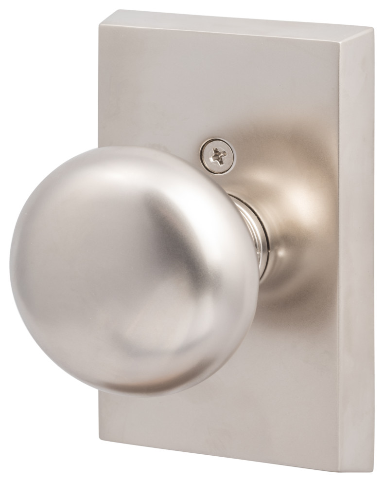 Ridgecrest Mountain Oakley Single Dummy Door Knob with Square Rosette - Transitional - Doorknobs ...