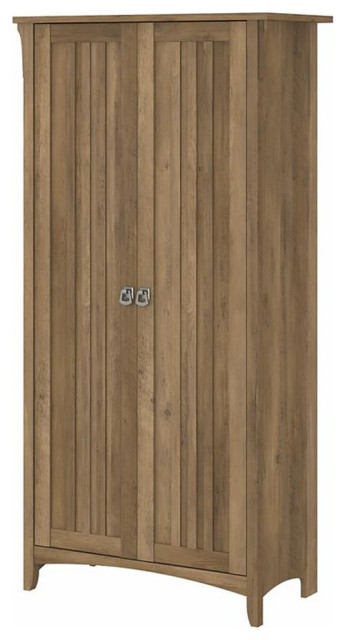 Pemberly Row Engineered Wood Kitchen Pantry Cabinet with Doors in ...