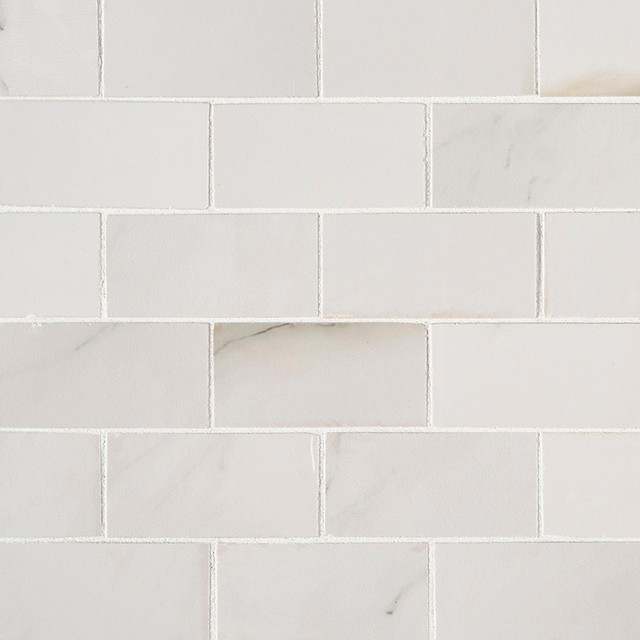 Aria Bianco Polished Mosaic, Sample - Traditional - Wall And Floor Tile ...