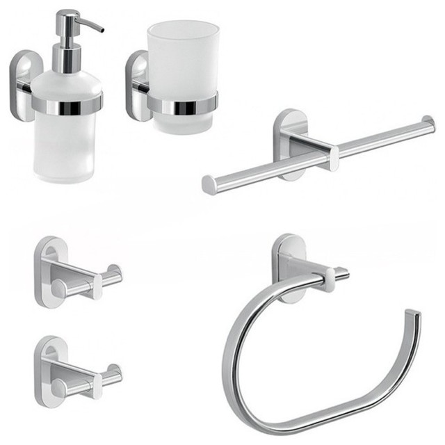 6 Piece Combination Hardware And Accessory Set - Contemporary ...
