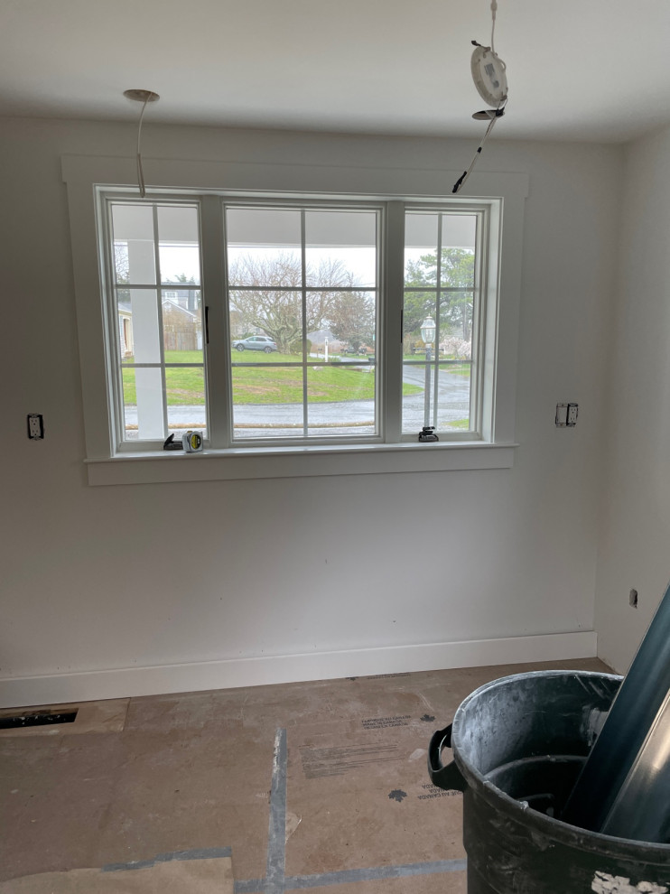 Quartz window sill breakfast bar.