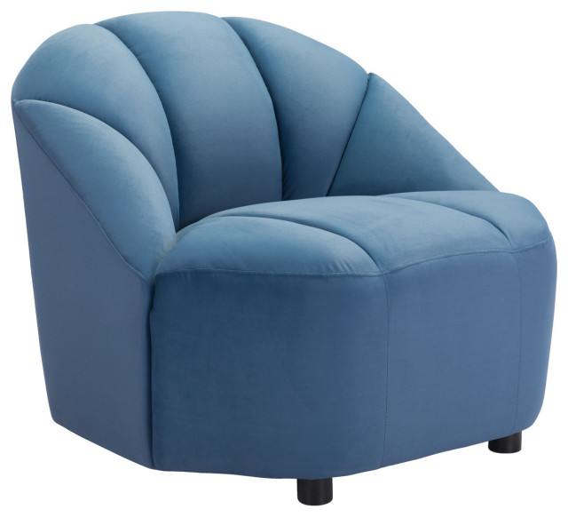 Paramount Accent Chair Dark Blue - Contemporary - Armchairs And Accent ...