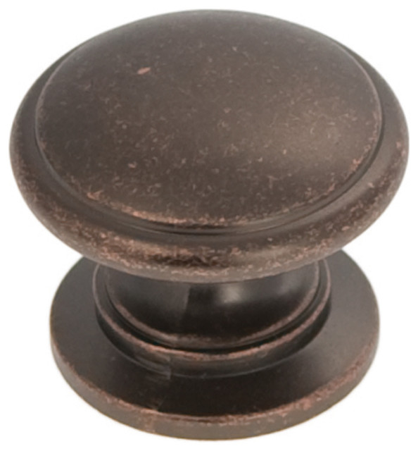 Williamsburg Dark Antique Copper Cabinet Knob, 1 1/4" - Traditional ...
