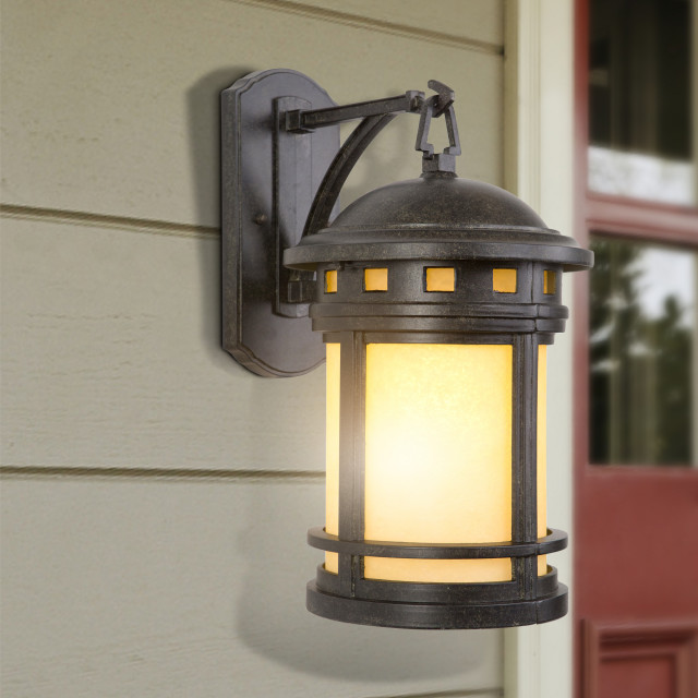 9.1 Fluorescent Exterior Sconce - Transitional - Outdoor Wall Lights ...