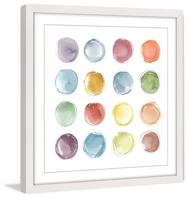 "Connect the Dots" Framed Art Print, 12x12 - Contemporary - Prints And ...