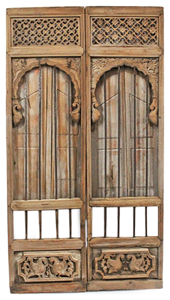 Consigned Architectural Indian Window Facade - Traditional - Wall ...