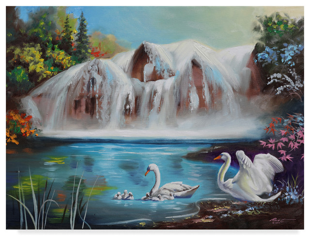 "Birdhouse" by D. Rusty Rust, Canvas Art, 24"x18" - Rustic - Prints And ...