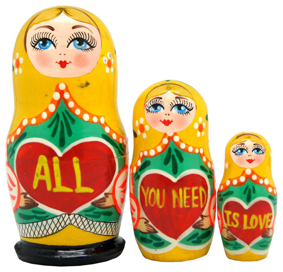 All You Need Is Love 3N Doll - Contemporary - Decorative Objects And ...