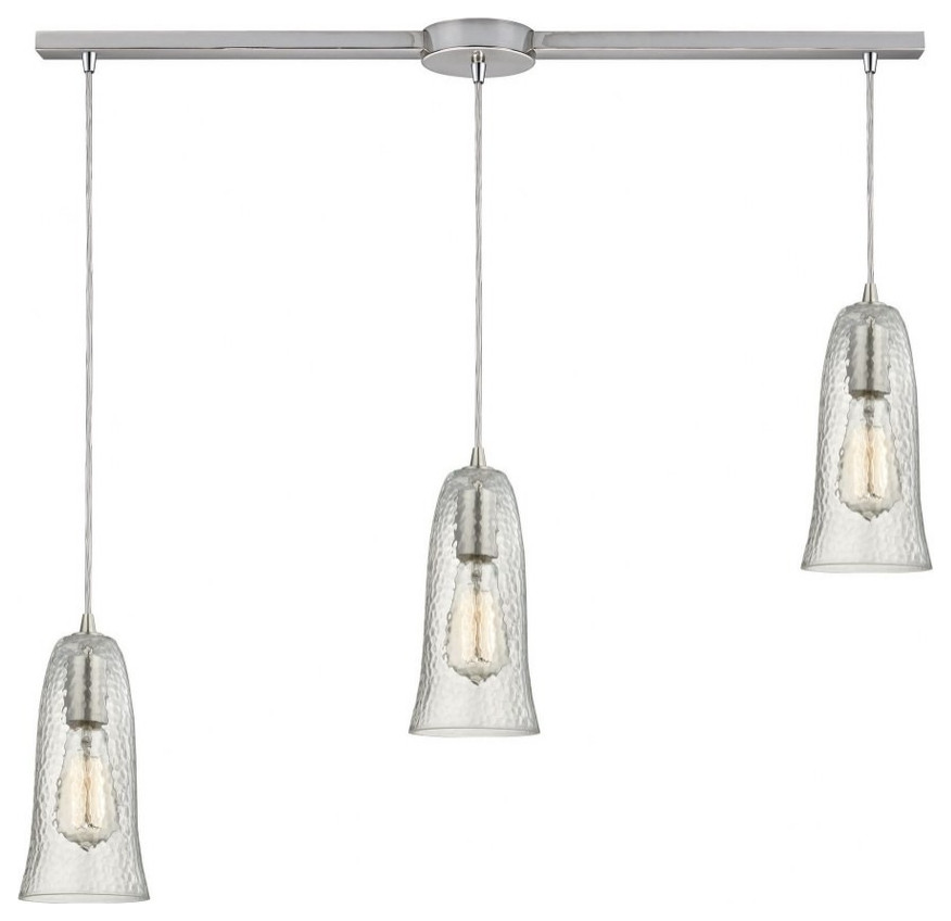 3-Light Linear Pendant, 2499-BEL-1794935 Home - Transitional - Pendant ...