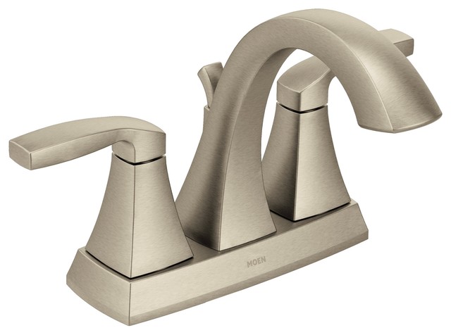 Moen Voss 2-Handle High Arc Bathroom Faucet - Transitional - Bathroom ...