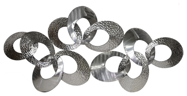 Looped Metal Wall Decor Large - Contemporary - Metal Wall Art - by ...