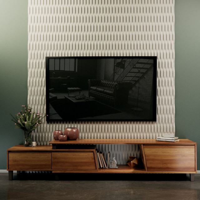 6"W x 24"H x 1"T EdgeCraft Ness Style Seamless Wall Tile - Traditional - Wall Panels - by Ekena ...