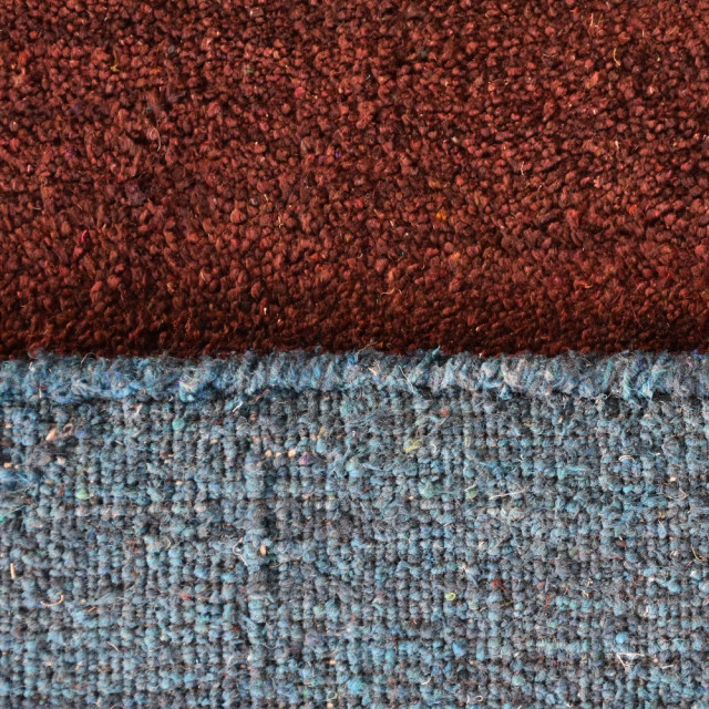 Hand Knotted Loom Silk Mix Area Rugs Contemporary Brown Blue ...