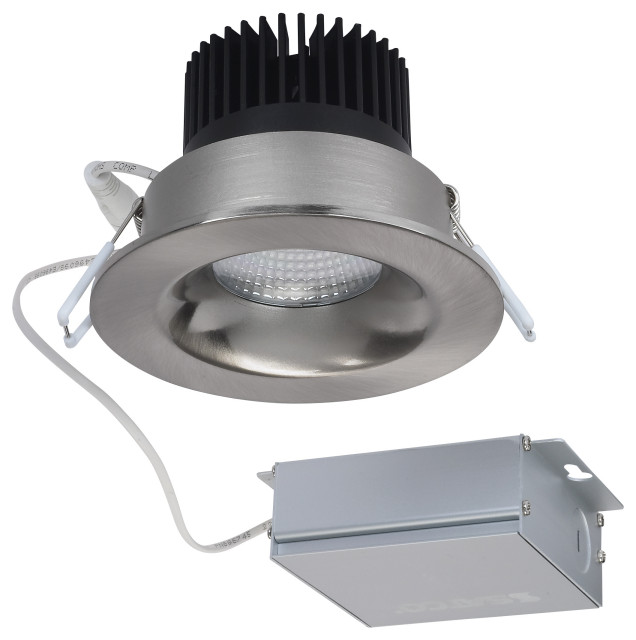 12 Watt LED Downlight - 3.5 in. - 120 Volt - Round - Remote Driver ...