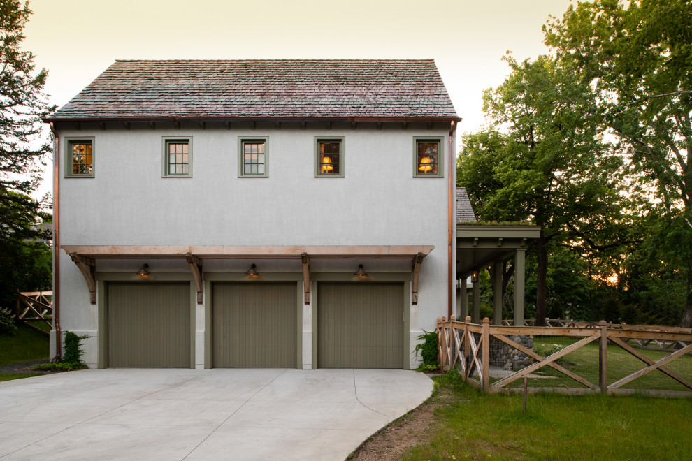 Modern European Cottage - French Country - Garage - Minneapolis - by ...